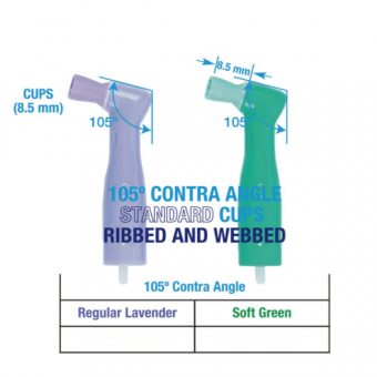 Latex Free Prophy Angles Regular Lavender - Next Dental UK